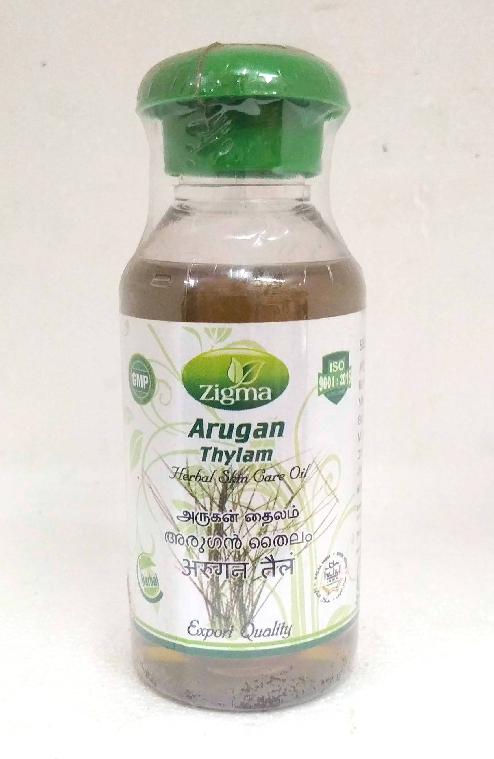 Buy Zigma Arugan Thailam 100ml Online - Ayush Care