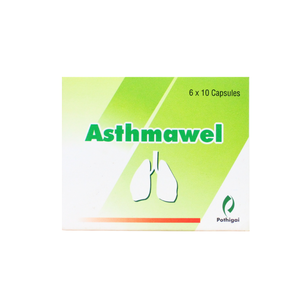 Buy Asthmawel Capsules - 10 Capsules Online - Ayush Care