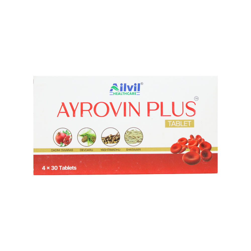 Buy Ayrovin Plus Tablets - 30 Tablets Online - Ayush Care