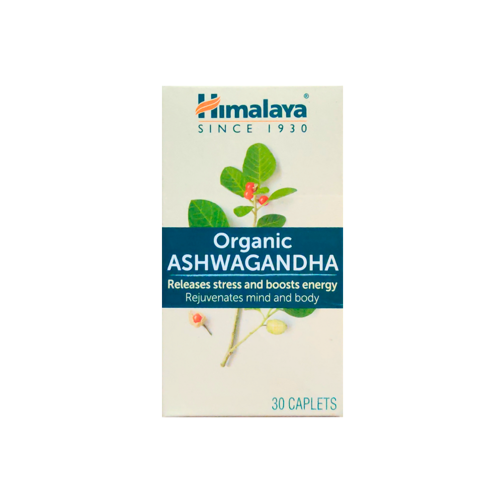 Buy Himalaya Organic Ashwagandha Caplets - 30 Caplets Online - Ayush Care