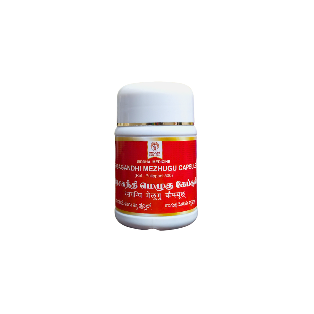 Buy Rasagandhi Mezhugu Capsules - 100Capsules Online - Ayush Care