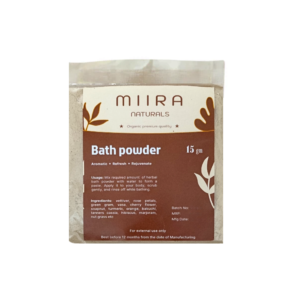Buy Miira Bath Powder 15gm Online - Ayush Care