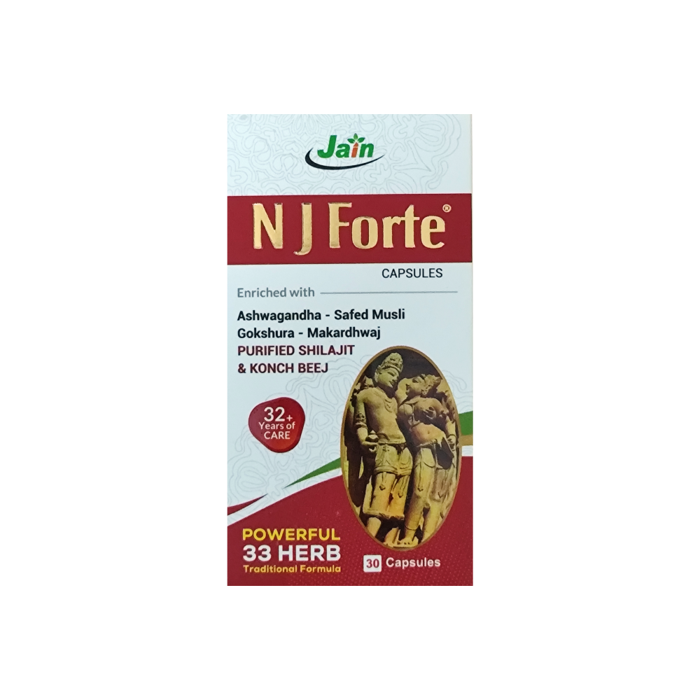 Buy Nj Forte Capsules - 30 Capsules Online - Ayush Care