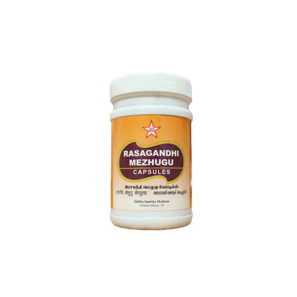 Buy Rasagandhi Mezhugu Capsules - 100 Capsules Online - Ayush Care