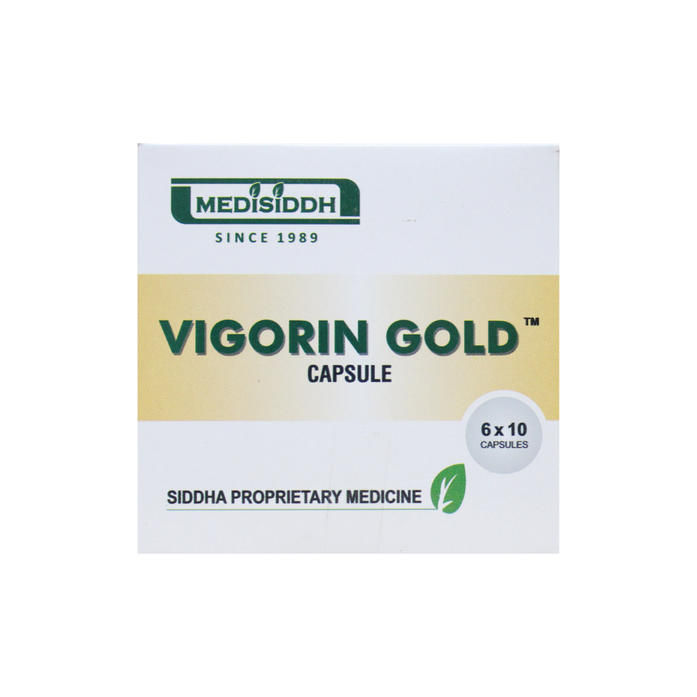Buy Vigorin Gold Capsules - 10 Capsules Online - Ayush Care