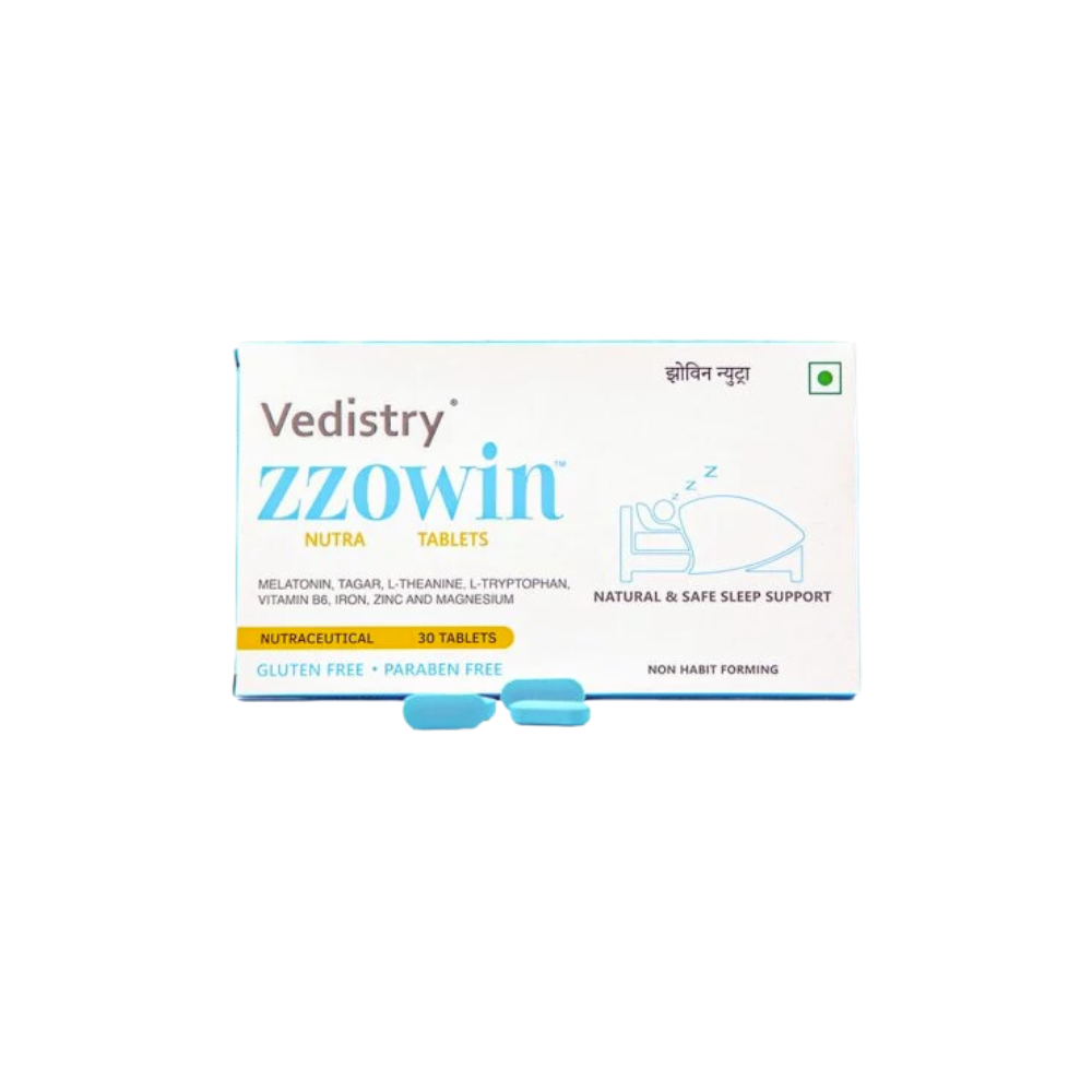Buy Vedistry Zzowin Nutra Tablets - 30 Tablets Online - Ayush Care