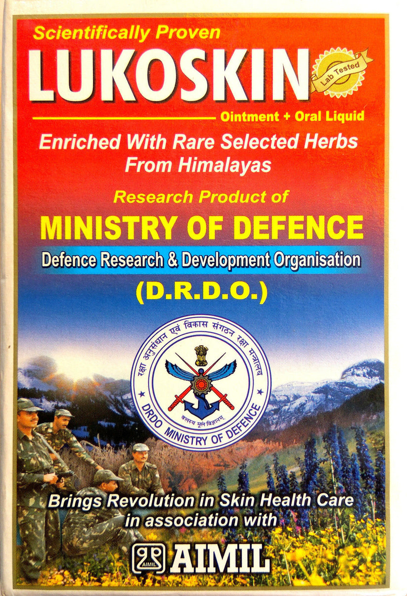 Buy Aimil Lukoskin Ayurvedic Kit - 100ml Syrup & 40g Ointment Online ...