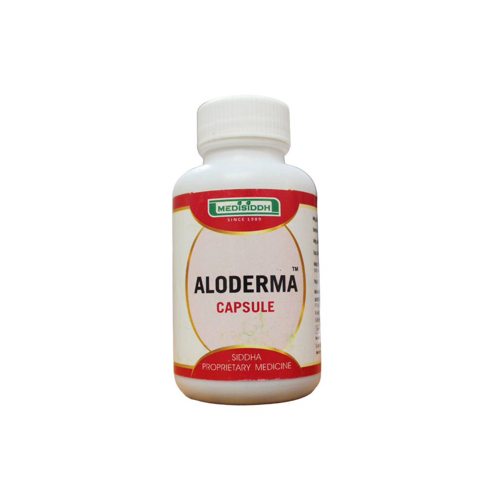 Buy Aloderma Capsules - 100Capsules Online - Ayush Care