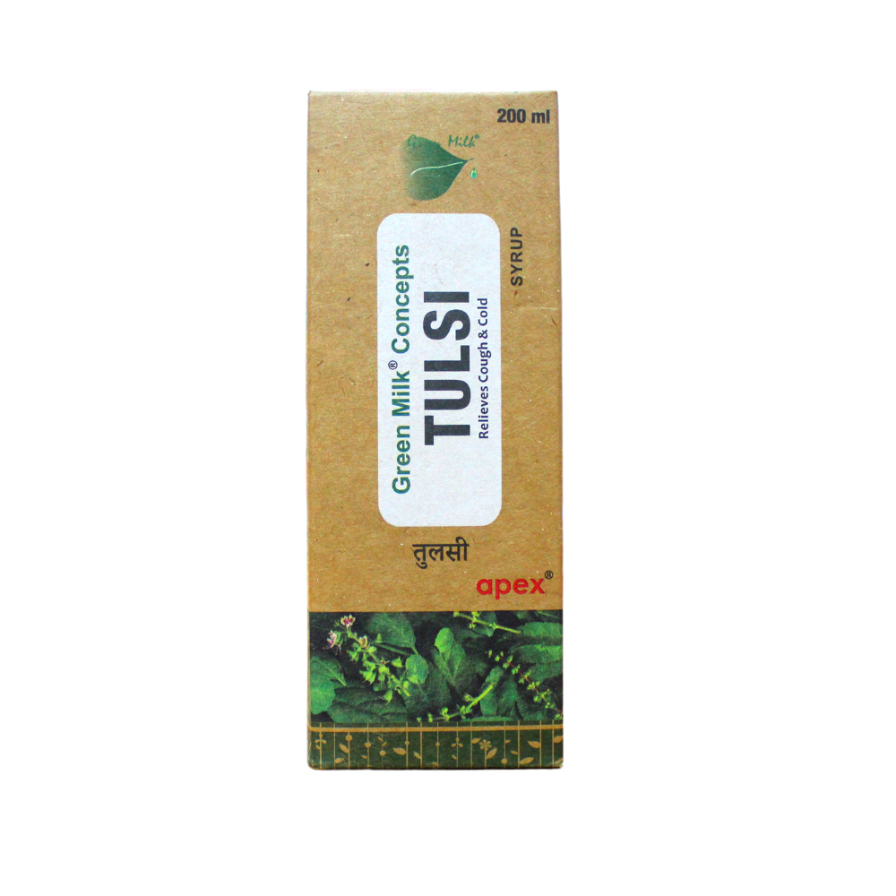 Buy Apex Tulsi Syrup 200ml Online - Ayush Care