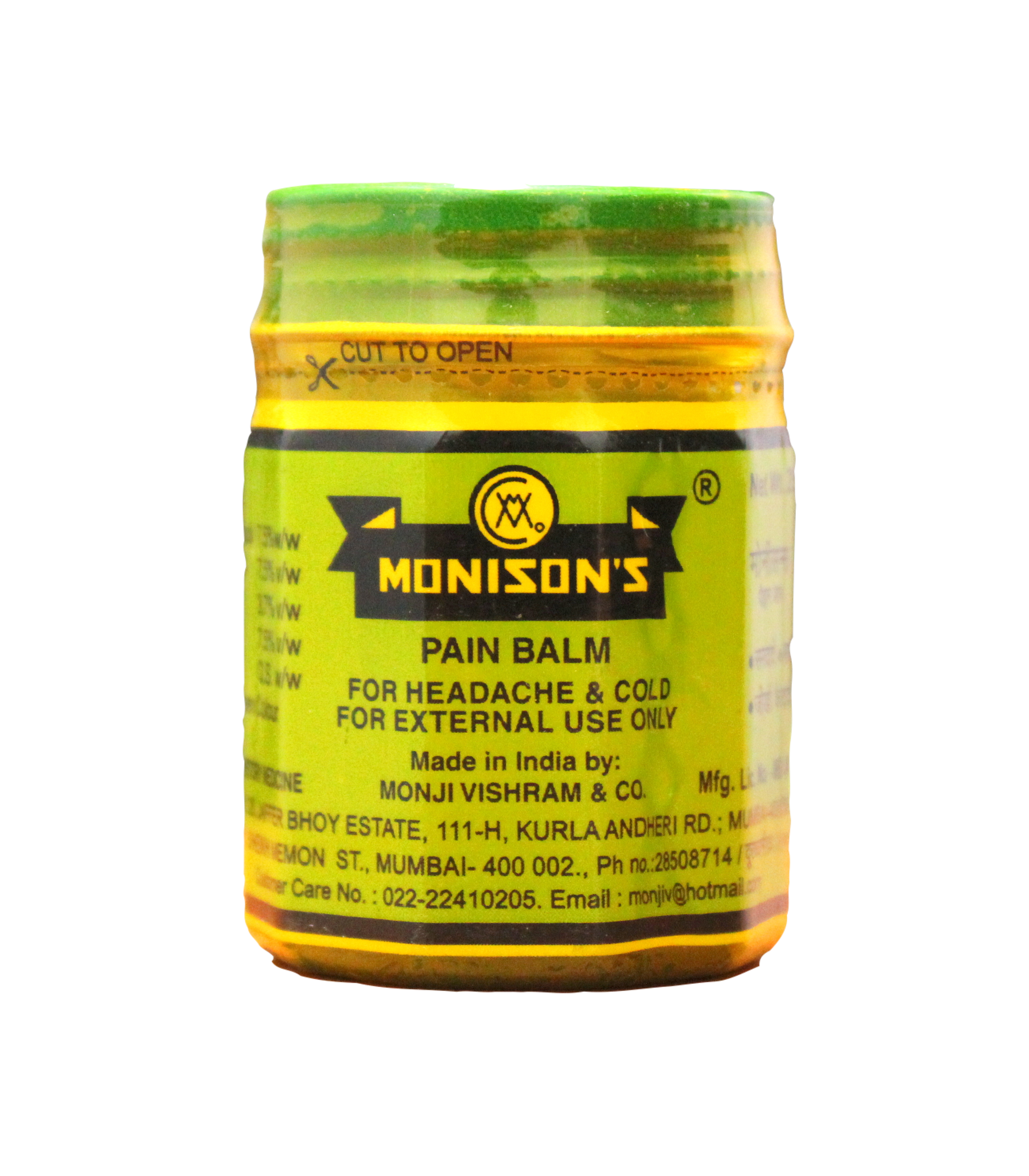 Buy Monison pain balm 45gm Online - Ayush Care