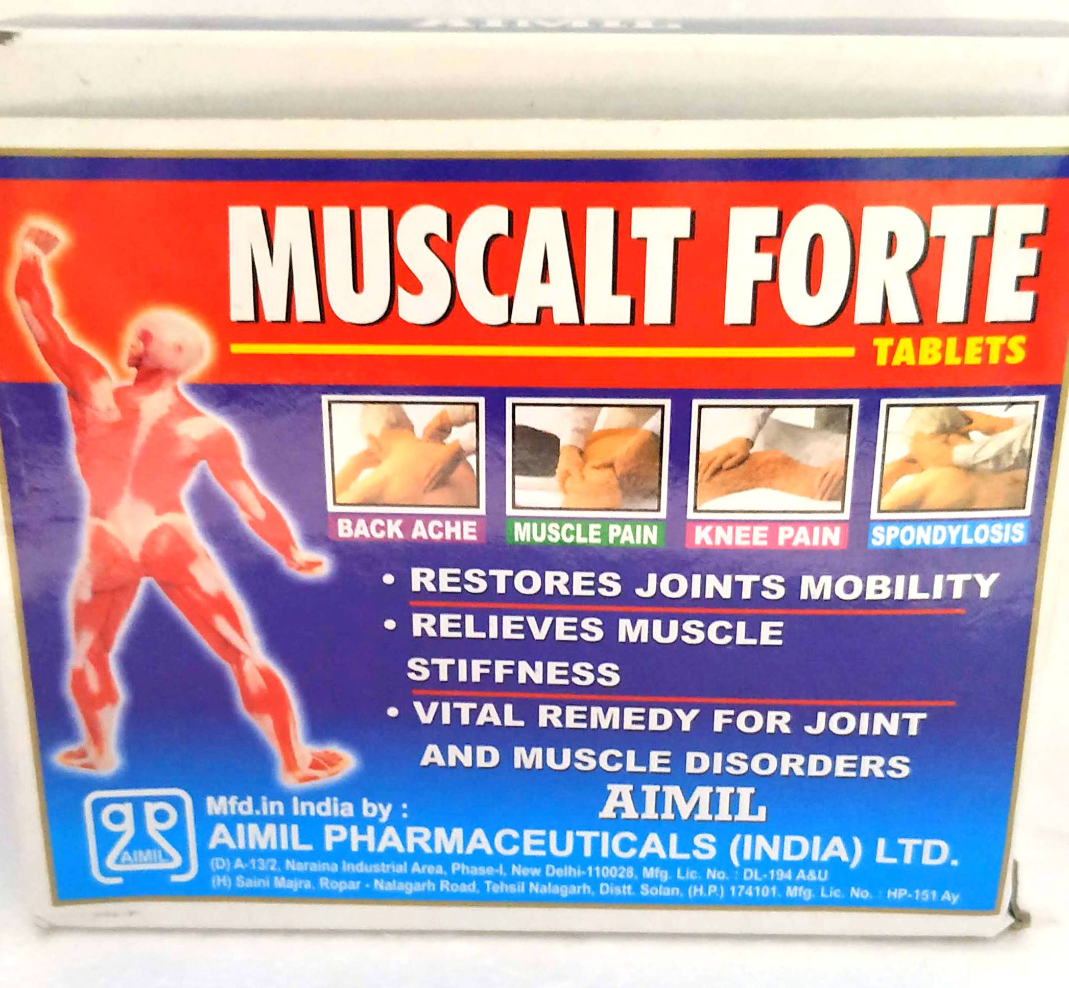 Buy Aimil Muscalt Forte 30Tablets Online - Ayush Care