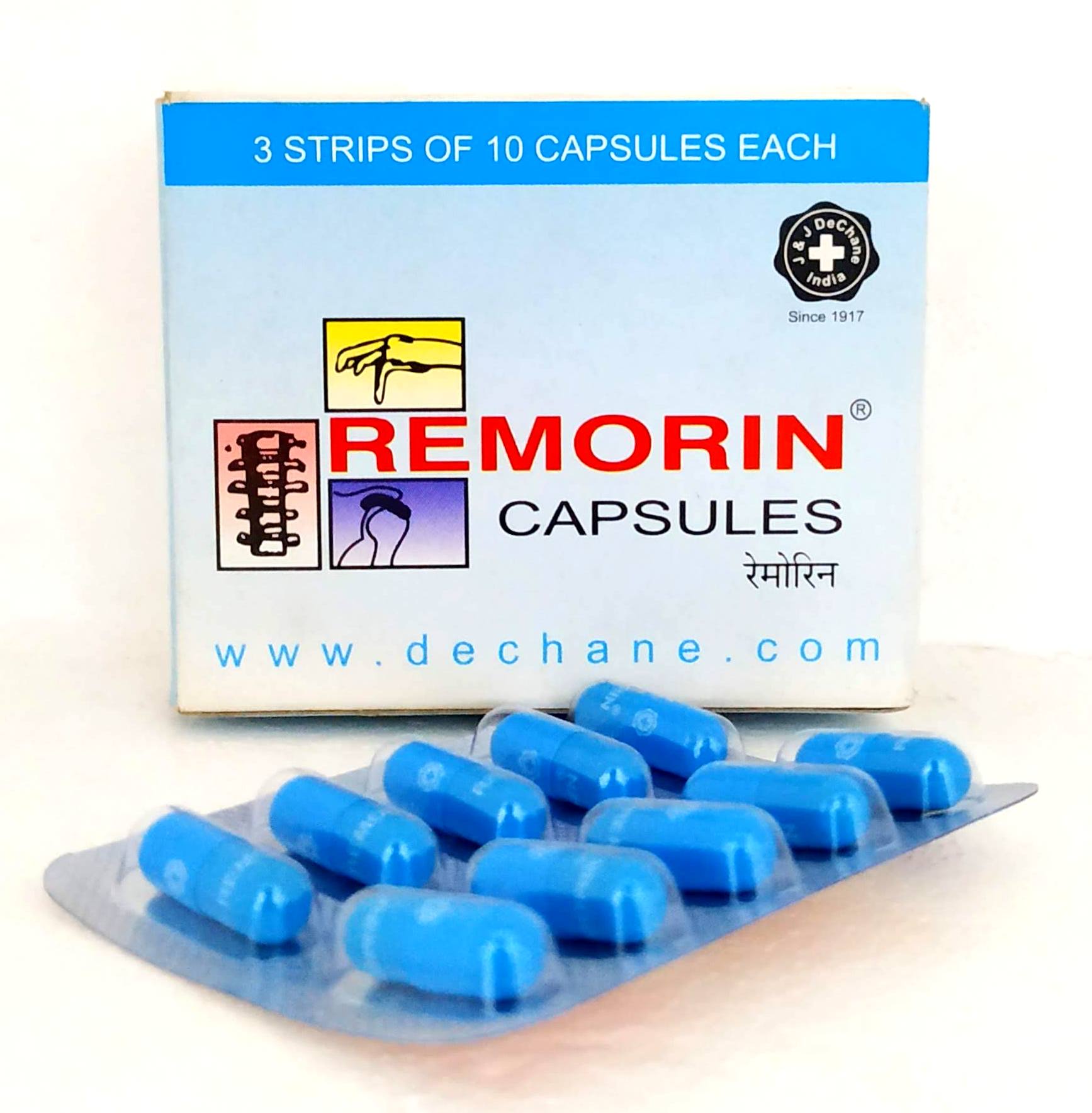 Buy Remorin Capsules - 10 Capsules Online - Ayush Care