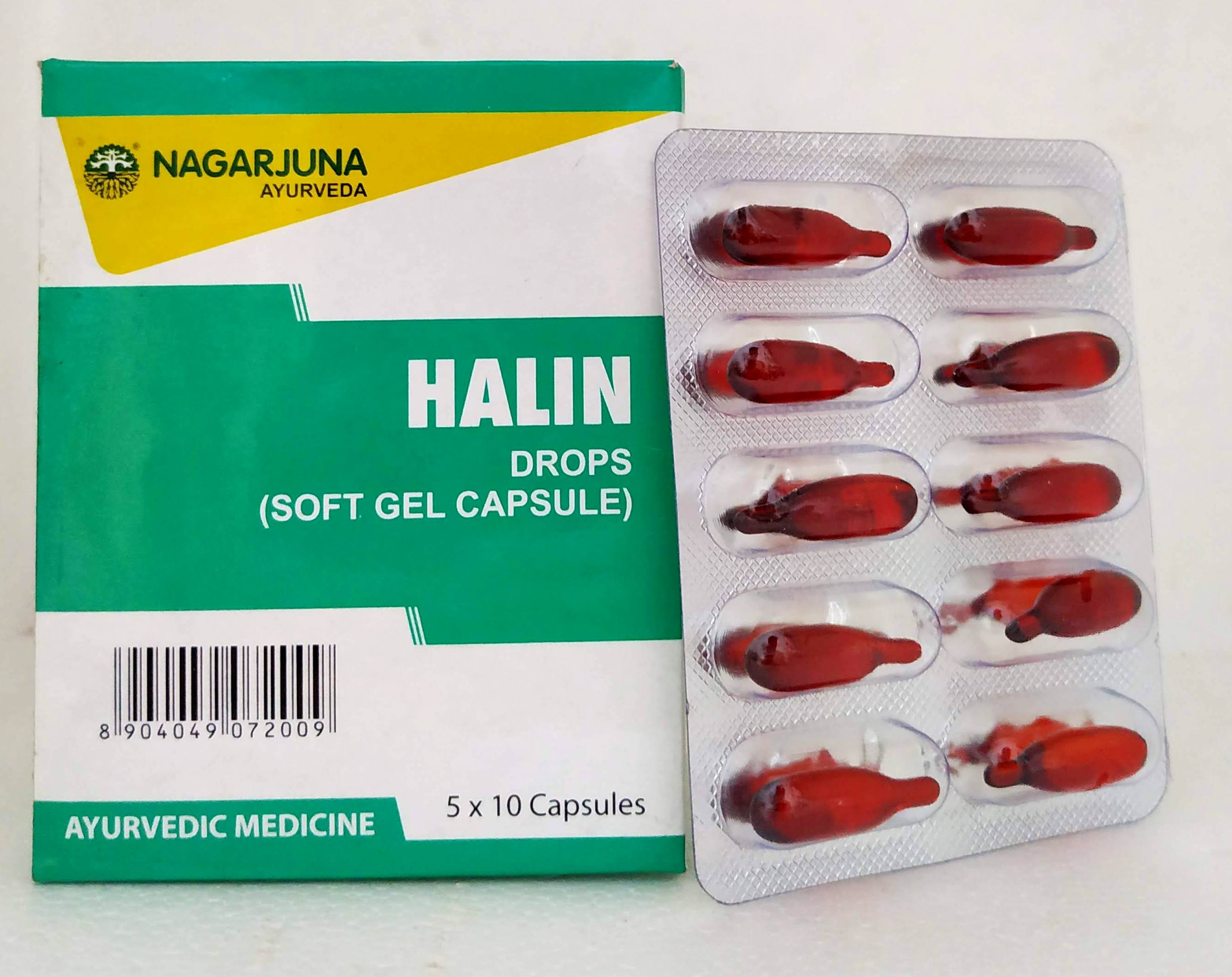 Buy Halin Capsules - 10Capsules Online - Ayush Care