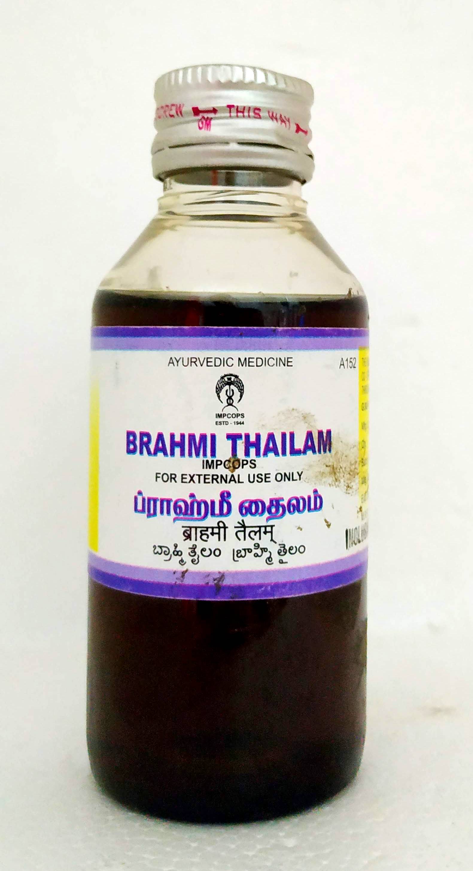 Buy Brahmi Thailam 100ml Online - Ayush Care
