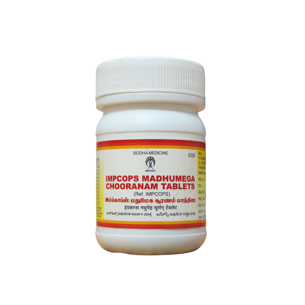 Buy Impcops Madhumega Churnam Tablets - 100 Tablets Online - Ayush Care