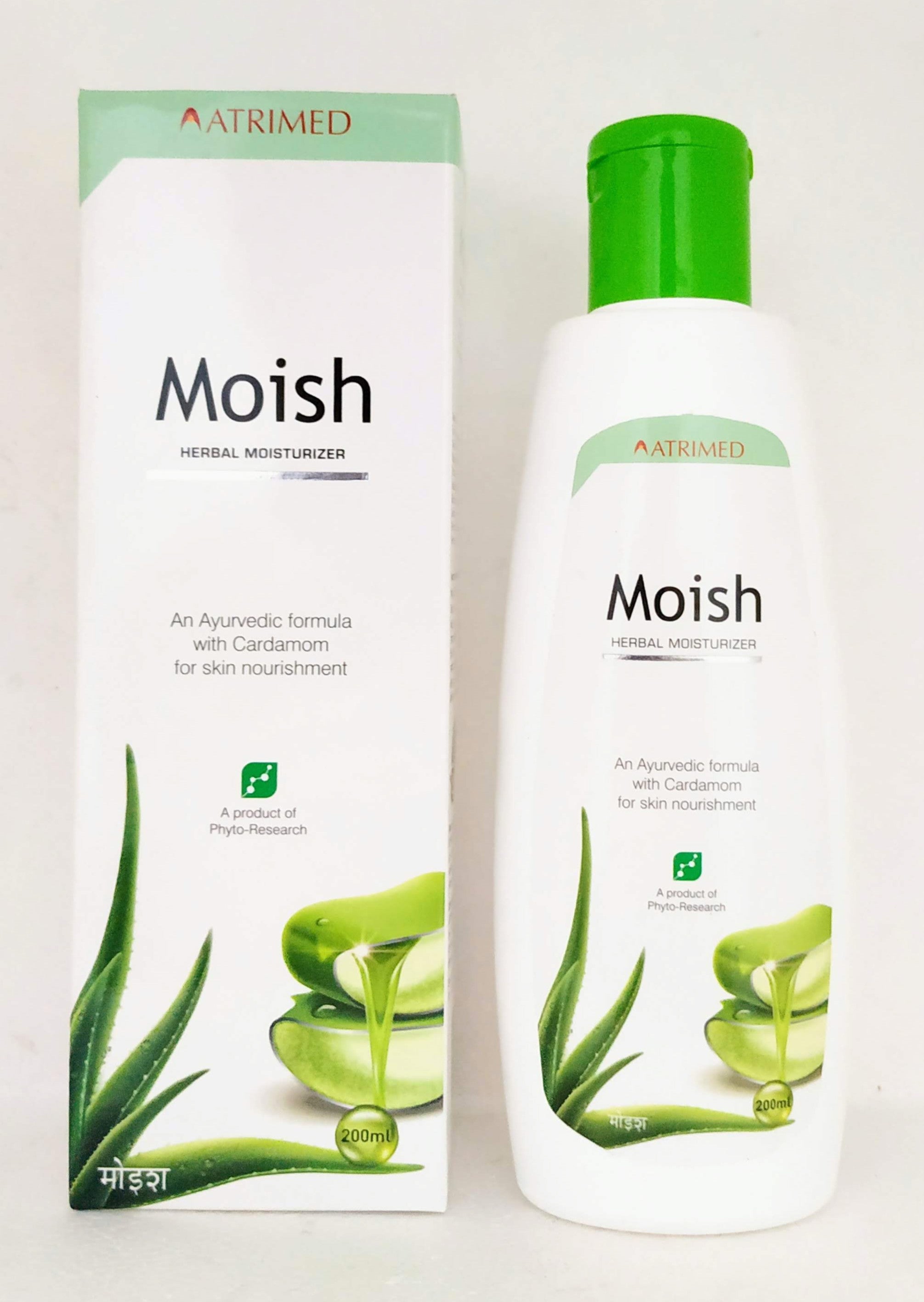 Buy Moish herbal moisturizer 200ml Online - Ayush Care