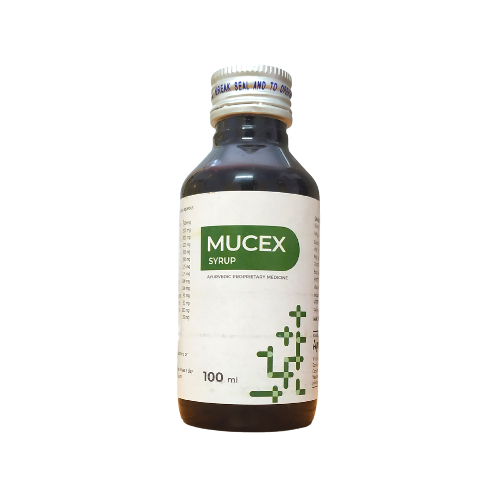 Buy Mucex Syrup 100ml Online - Ayush Care