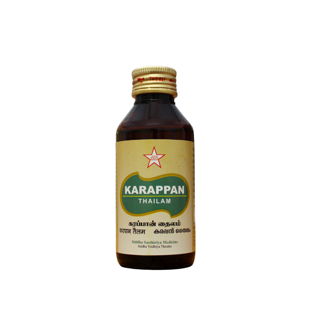 Buy SKM Karappan Thailam 100ml Online - Ayush Care