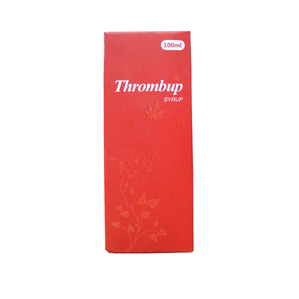 Buy Thrombup Syrup 100ml Online - Ayush Care