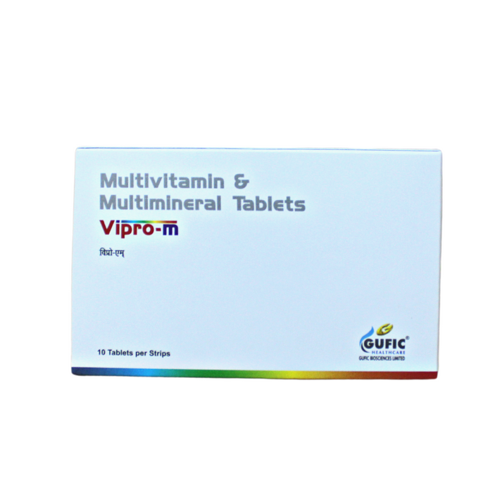 Buy Vipro-M Multivitamin & Multimineral Tablets - 10 Tablets Online ...